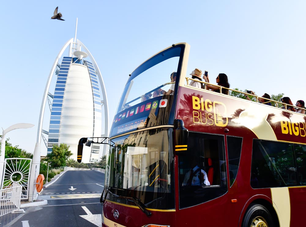 Hop-on, hop-off Dubai Bus Tour Essential Ticket | Tour Dubai Tour Dubai