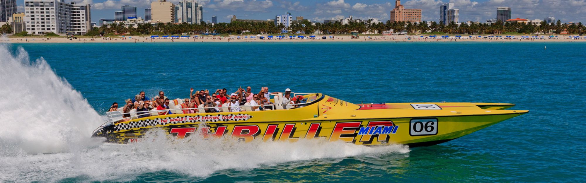 Thriller Miami Sppedboat Tickets | Miami Attractions | Big Bus Tours